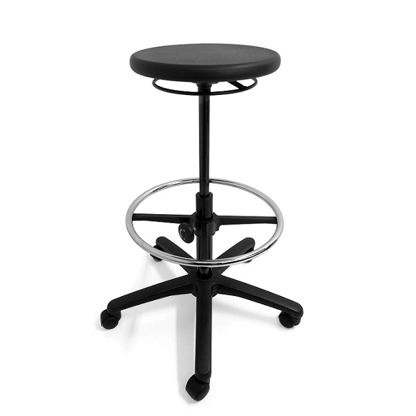 PU drafting stool kit supplied in components, height adjustable ...
